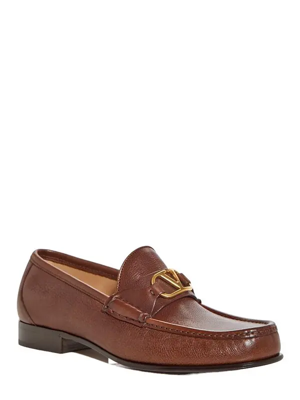 Valentino Garavani Vlogo Loafers - Dark Brown