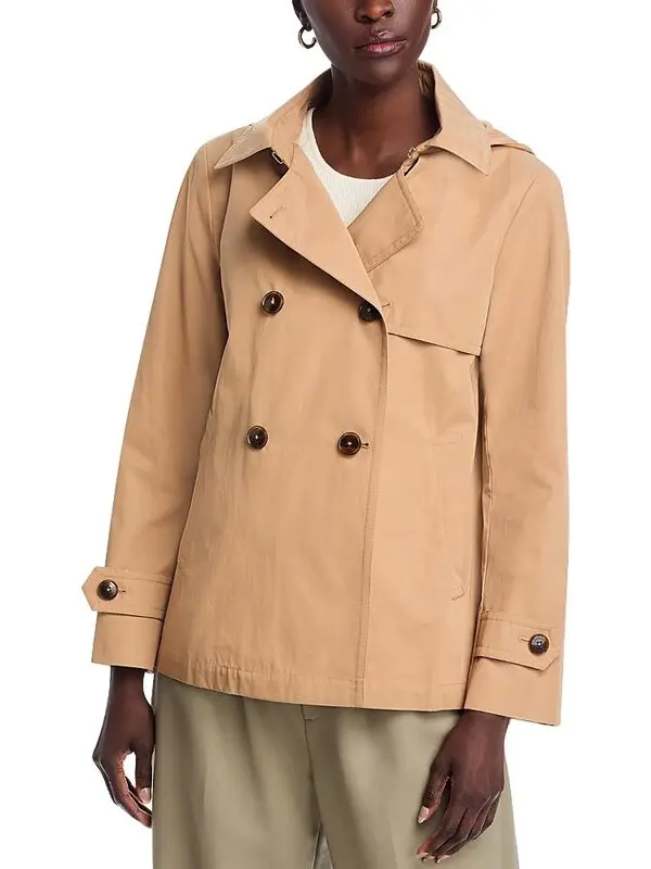 Herno Short Trench Coat - Camel