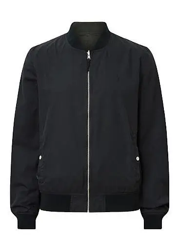 ALLSAINTS Bassett Stand-collar Reversible Jacket - Black/dull Gre