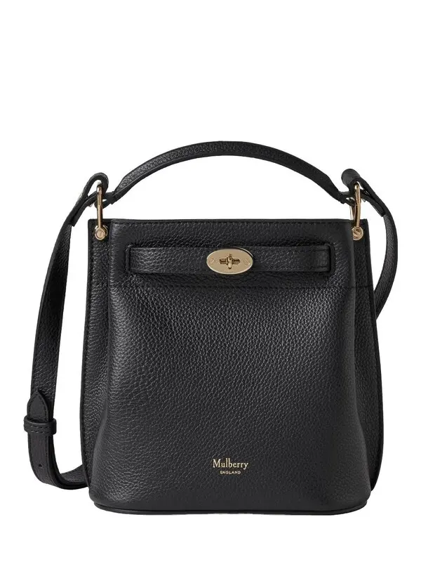 Mulberry Mini Islington Leather Bucket Bag - Black