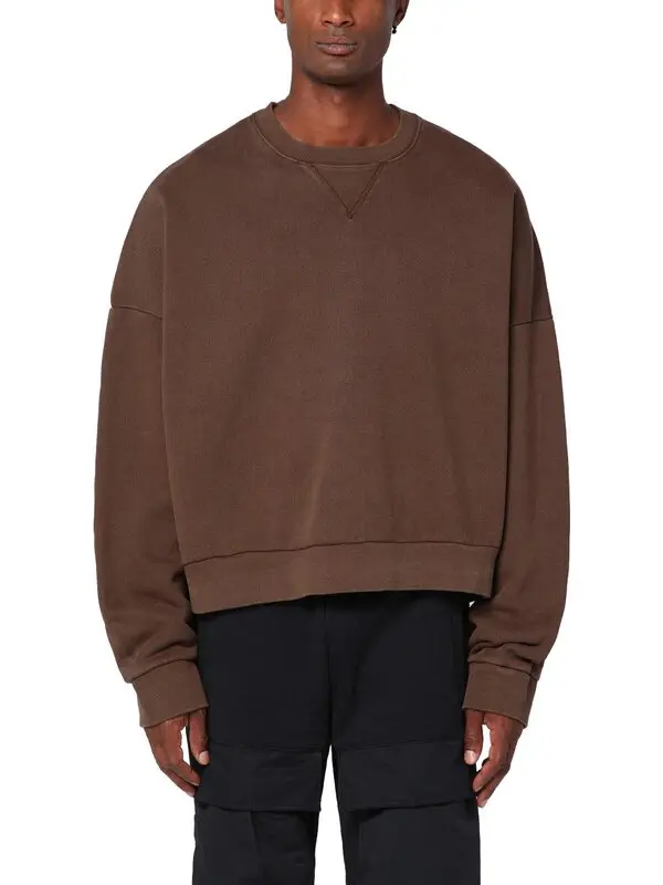 ENTIRE STUDIOS Sweatshirt In Cotton - Brown