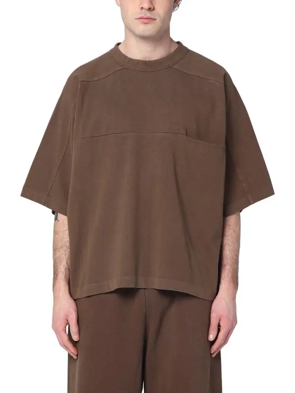 ENTIRE STUDIOS Cotton Over T Shirt - Brown