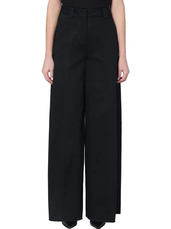 THE LATEST Wide Leg Trousers - Black