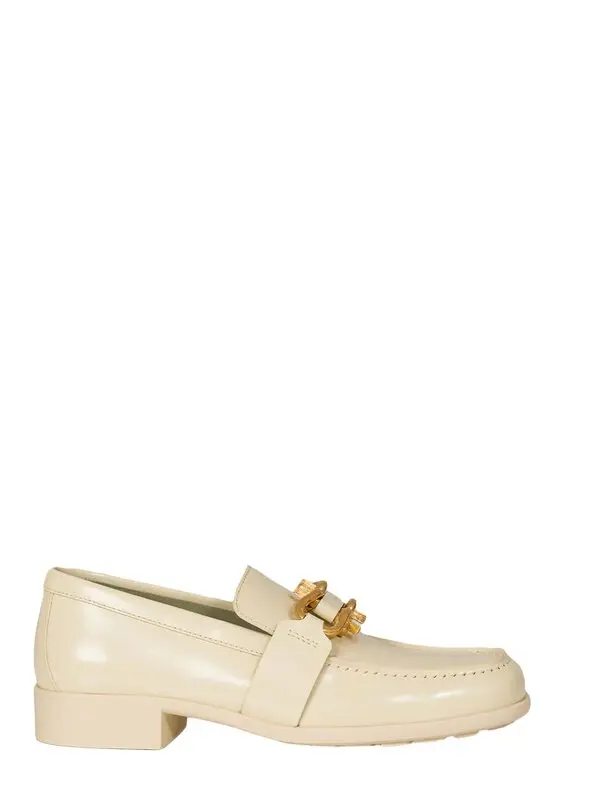 Bottega Veneta Monsieur Leather Loafers - White