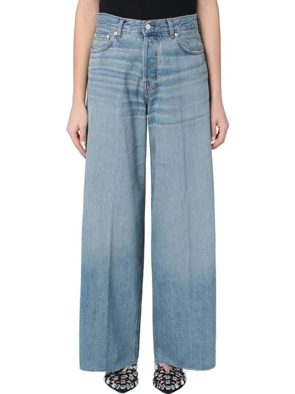 HAIKURE Wide Leg Jeans - Blue