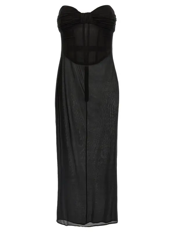 Magda Butrym 27' Midi Dress - Black