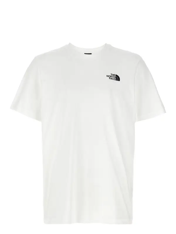 The North Face Logo T Shirt - White/black
