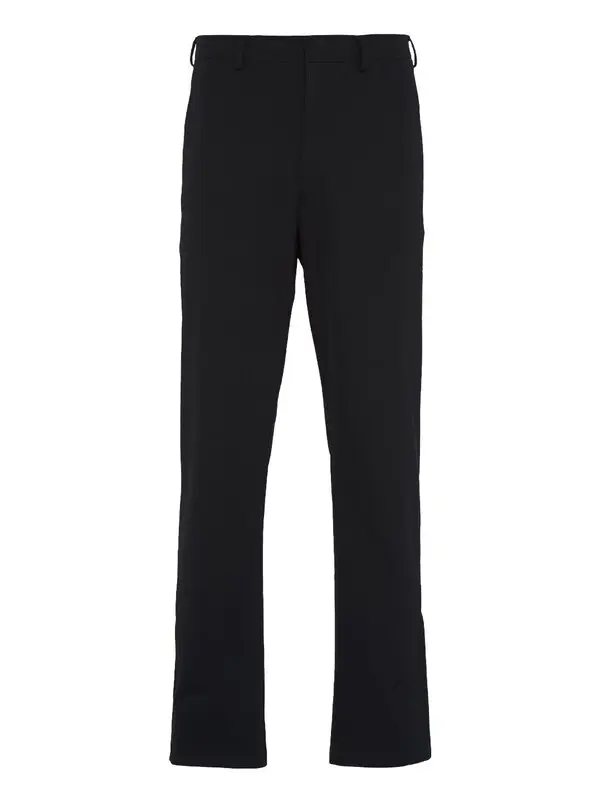 Prada Tecno Stretch Trousers - Black
