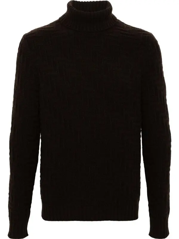 Prada Cashmere Turtleneck Sweater - Brown