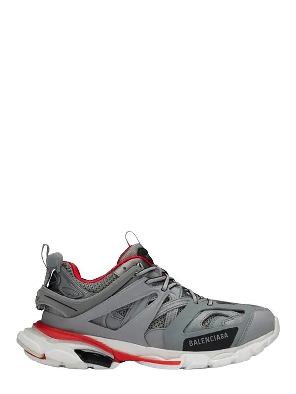 Balenciaga Track Led Sneakers - Grey/red/white