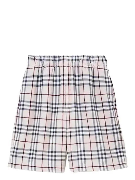 Burberry Checkered Debson Short - Stone