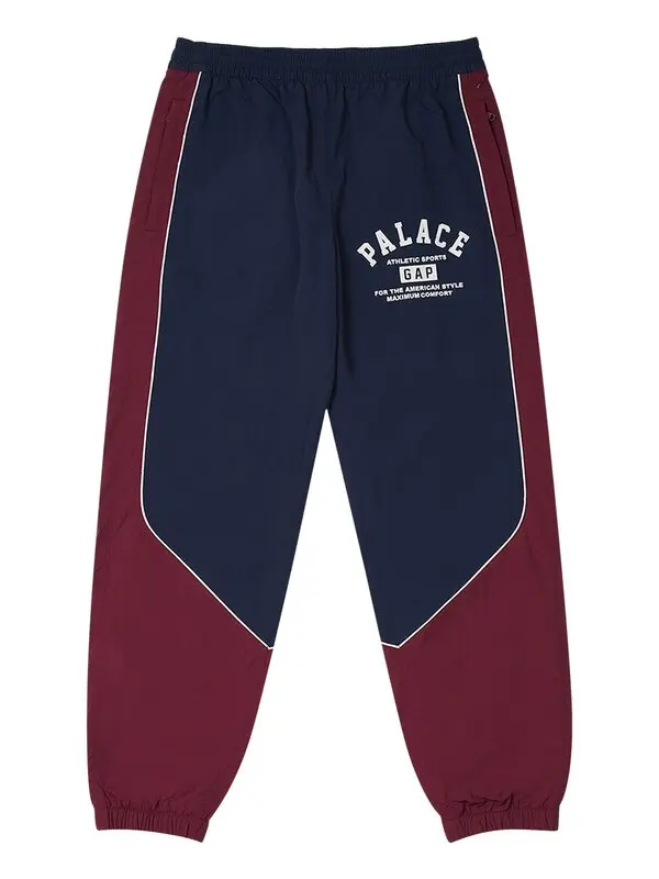 PALACE X Gap Nylon Track Bottom 'navy/red - Blue