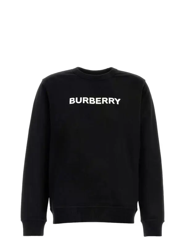 Burberry Logo-print Sweatshirt - Black