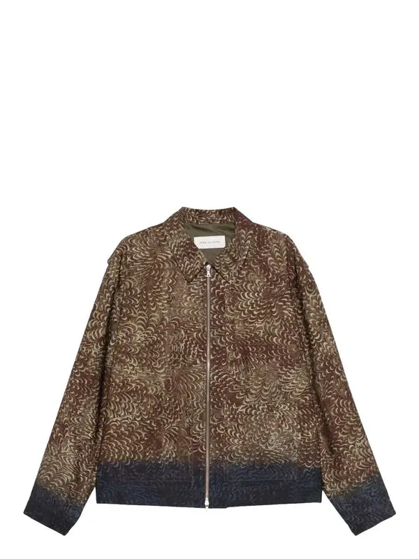 Dries Van Noten Zip-up Jacket - Brown