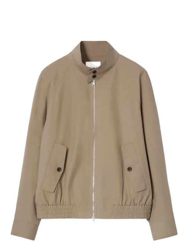 Cos Water-repellent Harrington Jacket - Beige