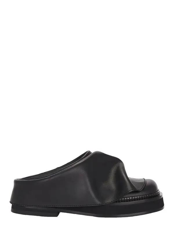Attico Mini Robin Sabot Flat - Black