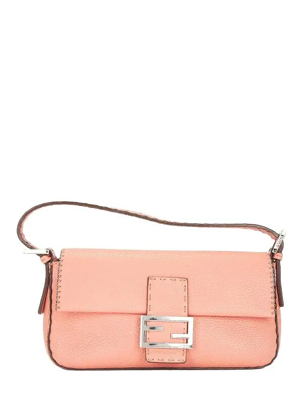 Fendi Selleria Baguette Shoulder Bag - Pink