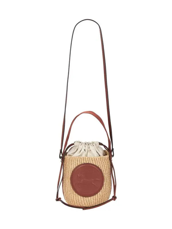 Chloé Horse Medal Small Basket Bag - Sepia Brown
