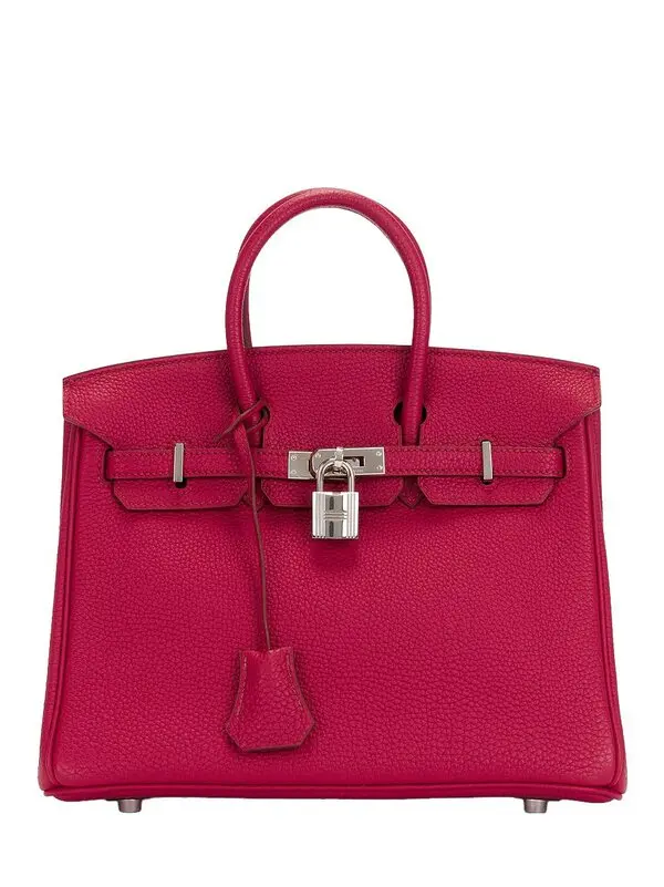 Hermès Togo Birkin 25 Handbag - Rouge Grenat