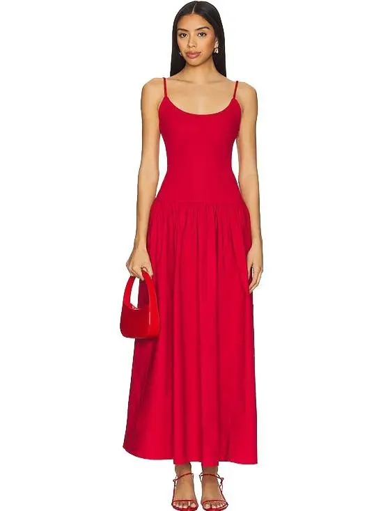 LOVERS AND FRIENDS Morena Maxi Dress - Red