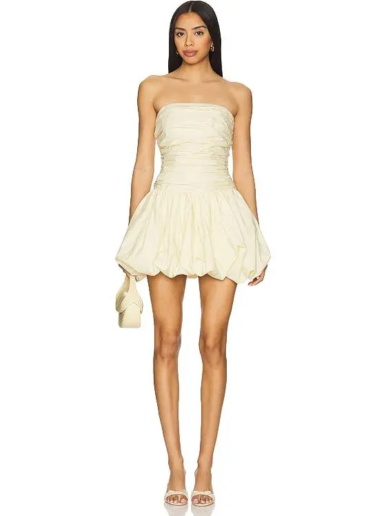 LOVERS AND FRIENDS Abigail Mini Dress - Baby Yellow