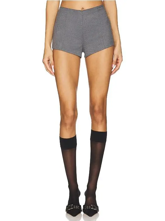 H:OURS Delanie Hot Short - Charcoal Grey