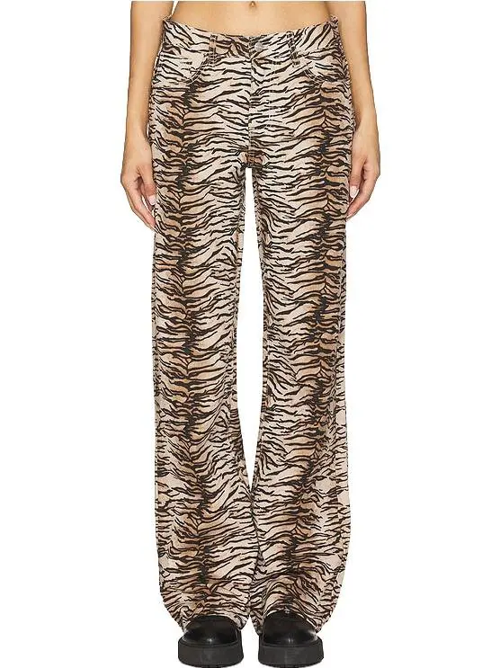 Superdown Vaughn Jeans - Zebra