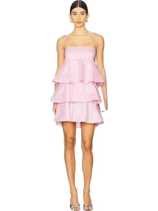 Show Me Your Mumu Meet Cute Mini Dress - Light Pink .