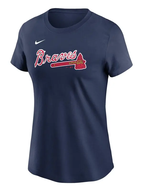 Nike Ronald Acuña Jr. Atlanta Braves Fuse Mlb T-shirt - Blue