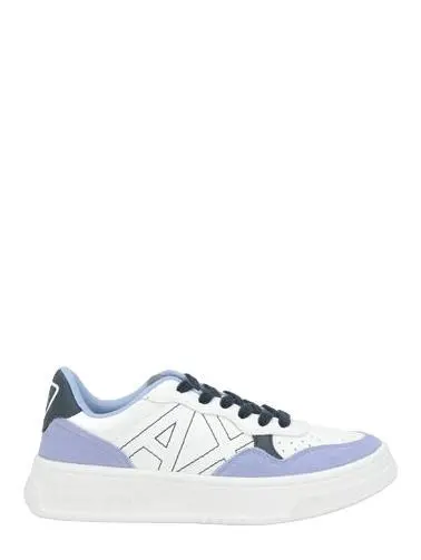 Armani Exchange Low-top Leather Sneakers - Purple