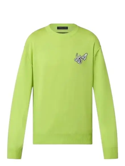 LOUIS VUITTON Embroidered Logo Shirt - Jaune Vert