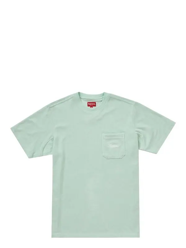 Supreme Terry Pocket Tee Shirt - Mint