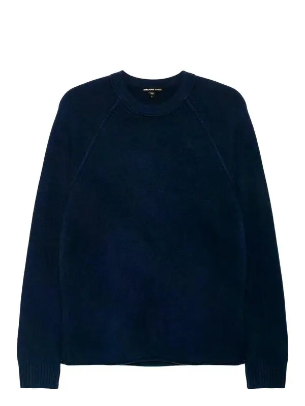 JAMES PERSE Cashmere Crew-neck Jumper - Blue