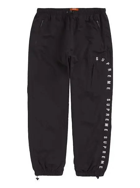 Supreme Curve Logos Ripstop Pant - Black