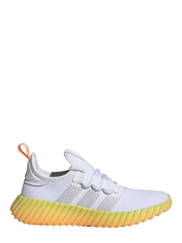 Adidas Kaptir Flow Athletic Sneakers - Cloud White/crystal White/hazy Orange