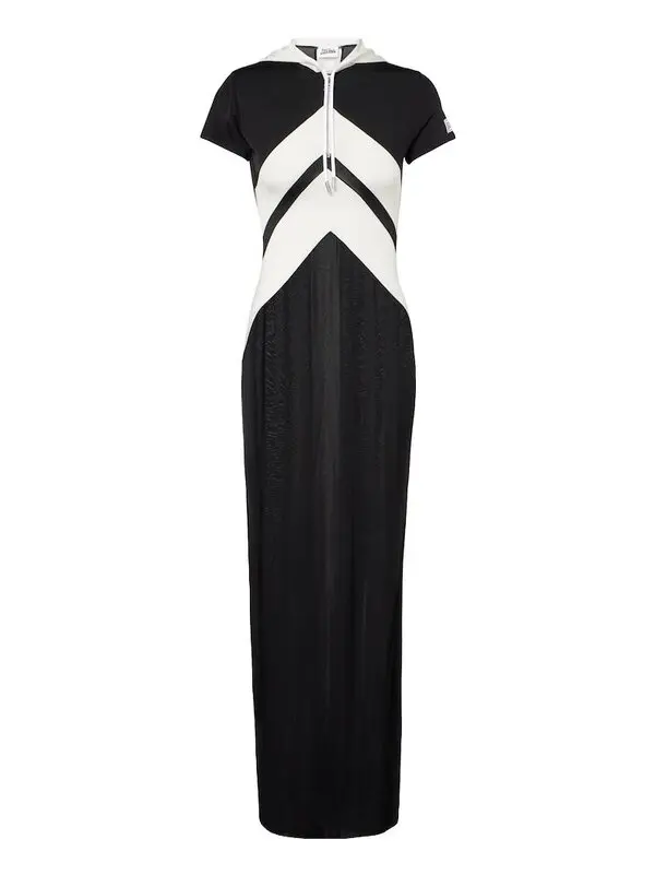 JEAN PAUL GAULTIER Paneled Maxi Dress - Black
