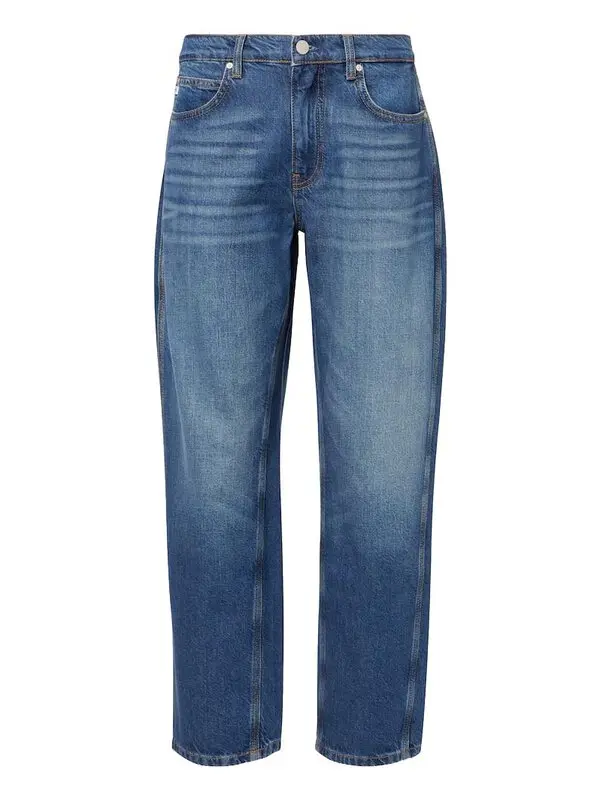 Ag Le High-rise Wide-leg Jeans - Blue