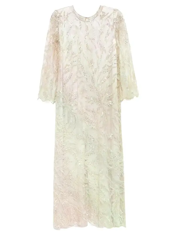 SHATHA ESSA Embellished Gown - Pink