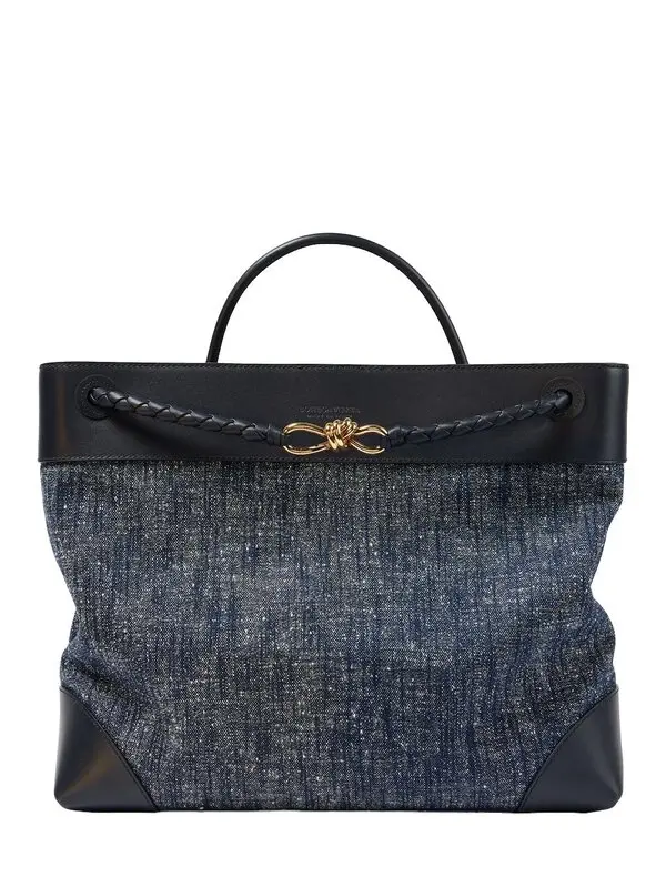 Bottega Veneta Andiamo Large Tote Bag - Blue