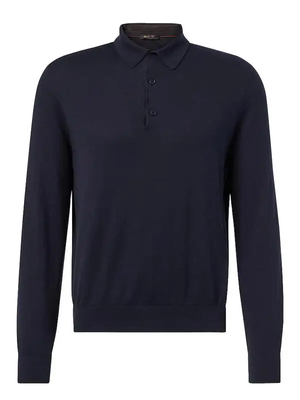 Loro Piana Cotton Polo Shirt - Blue