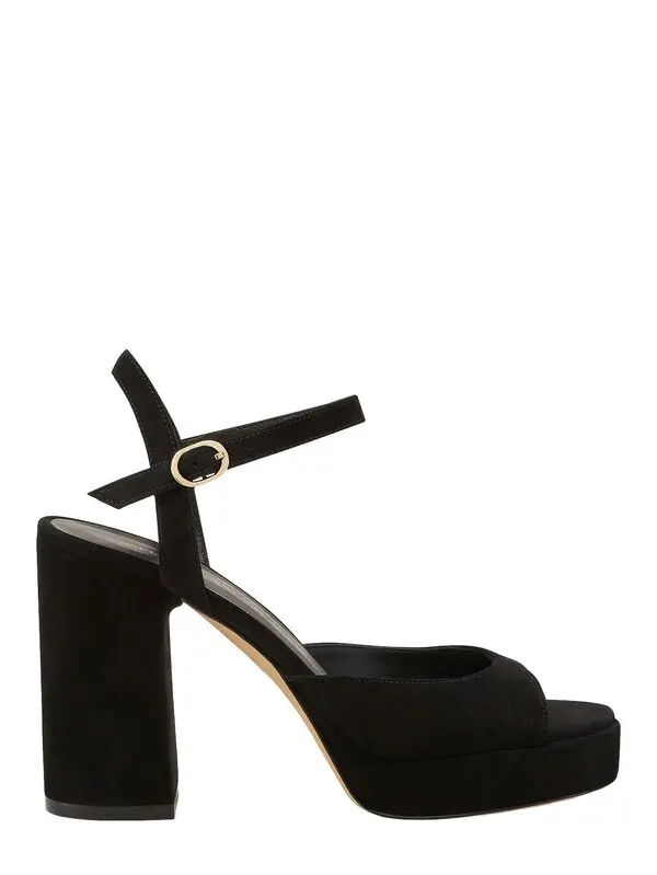 STUART WEITZMAN Dayna Ii Platform Sandals - Black