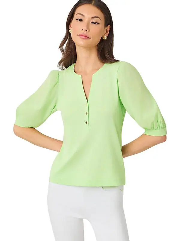 LILLY PULITZER Ronson Knit Top - Pistachio Macaron