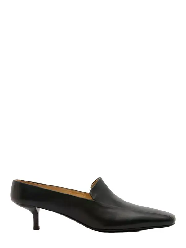 Marsèll Spazzola Brushed-leather Mules - Black