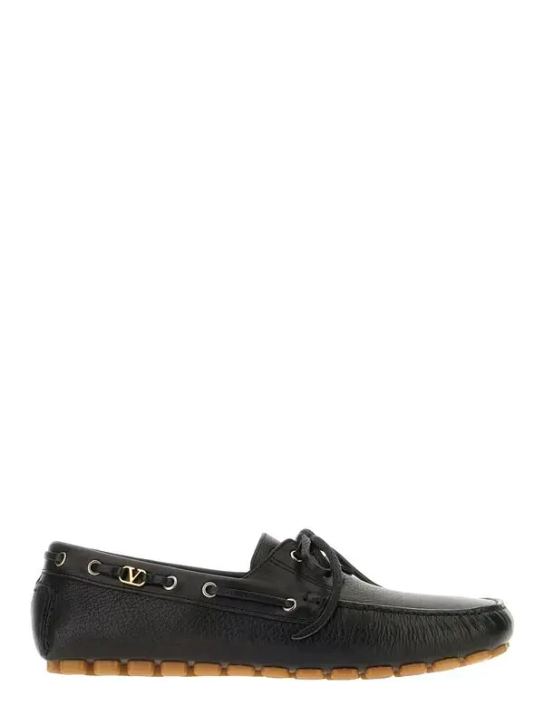 Valentino Garavani Fastaway Driver Loafers - Black