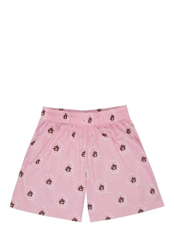 BRAVEST STUDIOS Anarchy Printed Shorts - Pink