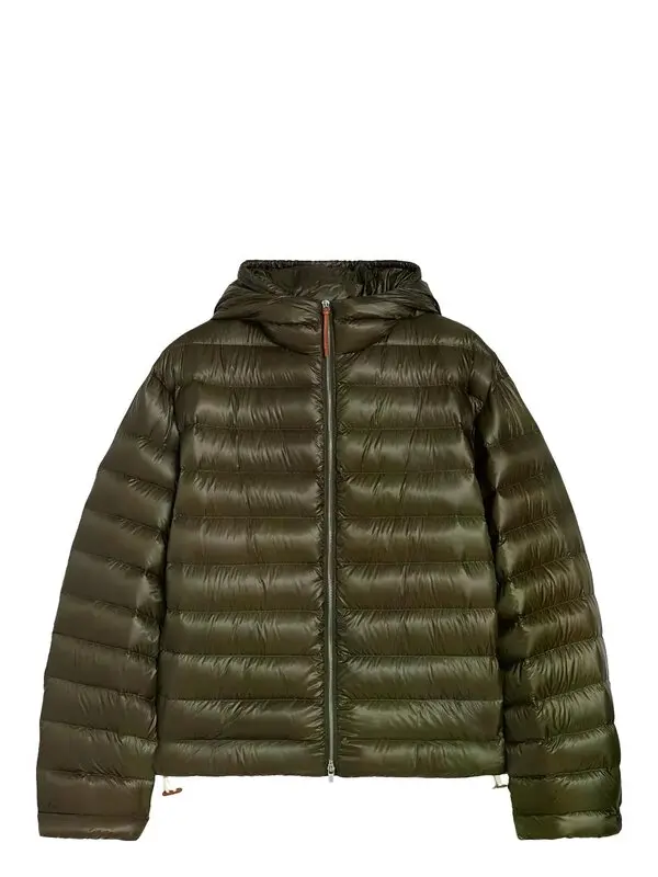 JIL SANDER Zipped Down Jacket - Green