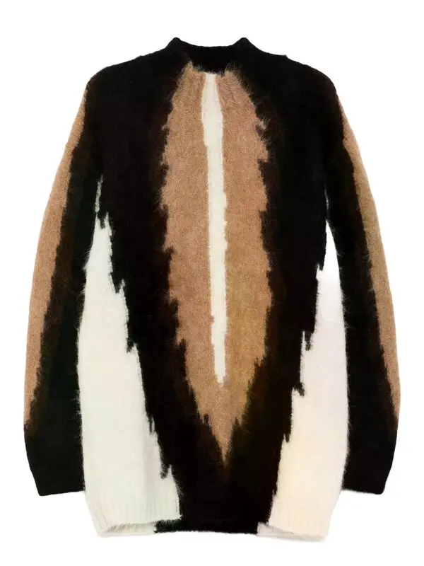 WALTER VAN BEIRENDONCK Big Foot Jumper - Brown