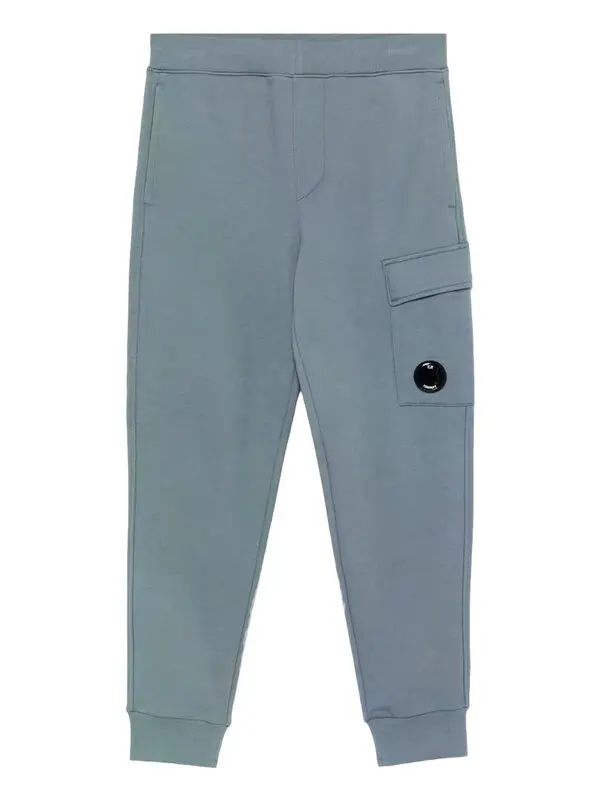 C.P. COMPANY Lens-detailed Sweatpants - Grey