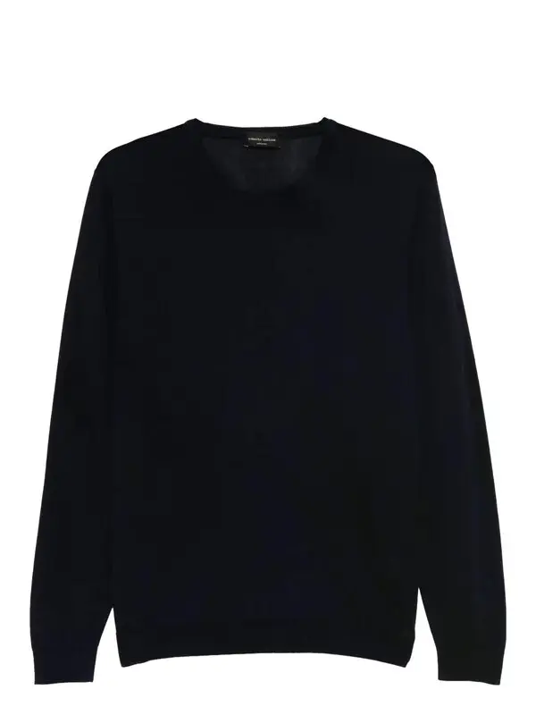 ROBERTO COLLINA Crew-neck Sweater - Blue