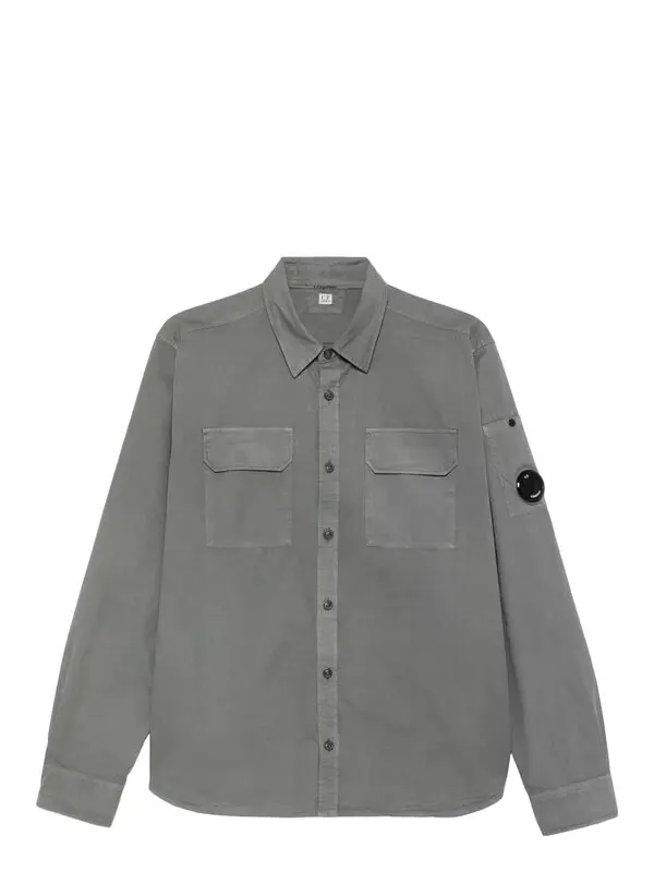 C.P. COMPANY Gabardine Shirt - Grey